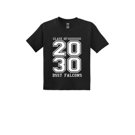 DSST Falcons Class 2030 Port & Co Youth Core Cotton DTG Tee PC54Y
