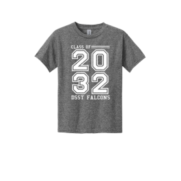 DSST Falcons Class 2032 Port & Co Youth Core Cotton DTG Tee PC54Y