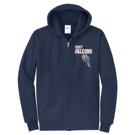 DSST Falcons - Core Fleece Full-Zip Hooded Sweatshirt. PC78ZH